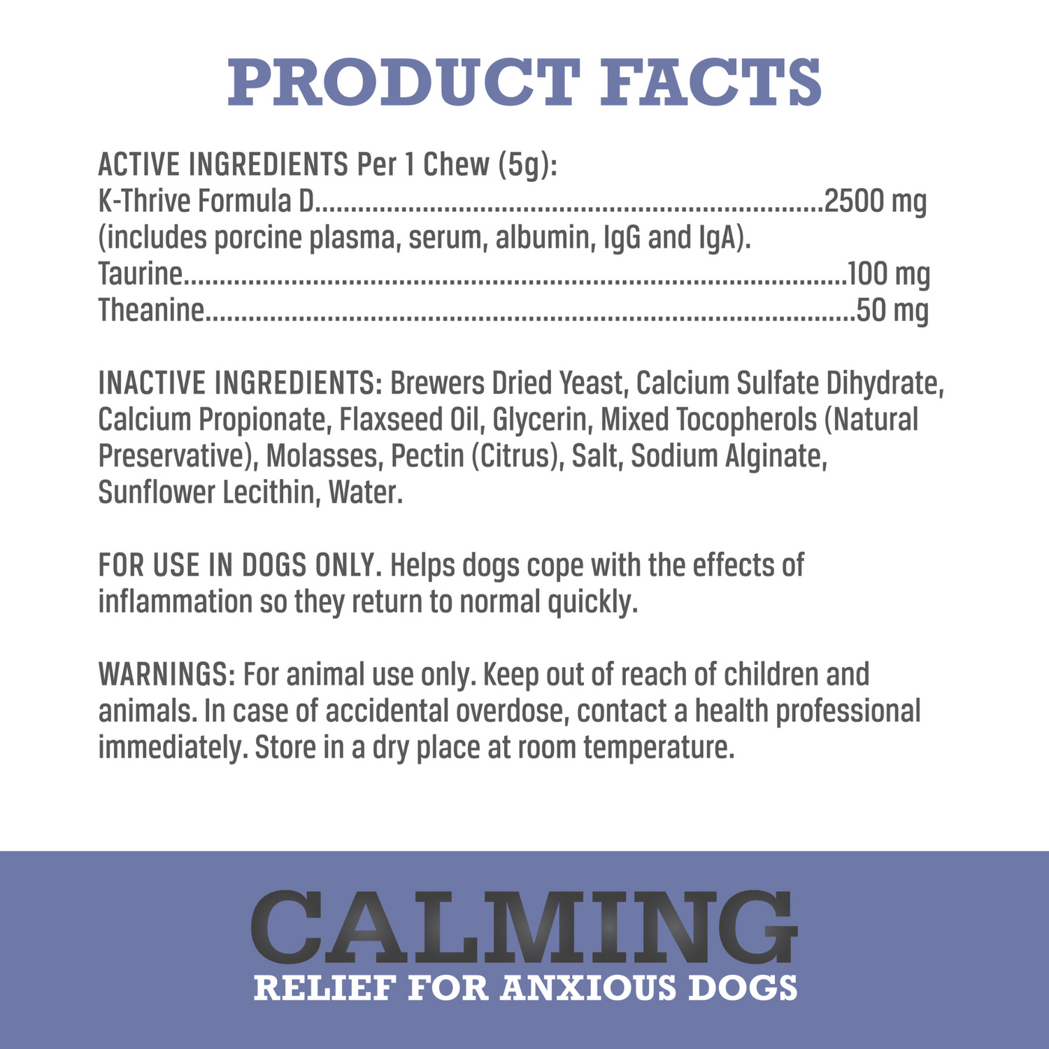Calming Supplements For Dogs | Dog Calming Supplements | WINPRO Pet